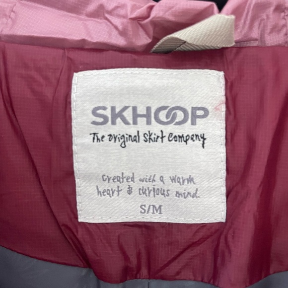 Skhoop | Jackets & Coats | Shikop Burgundy And Pink Puffer Jacket Pia ...